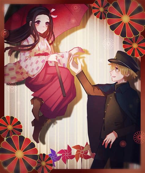 Zenitsu X Nezuko Demonio De Anime Parejas De Anime Personajes De Anime