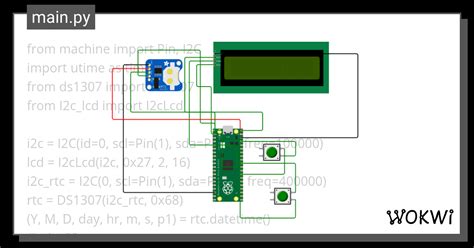Ds1307i2clcd Wokwi Esp32 Stm32 Arduino Simulator