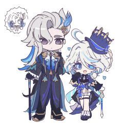 Hiji Hijichan Furina Genshin Impact Neuvillette Genshin Impact Genshin Impact Black