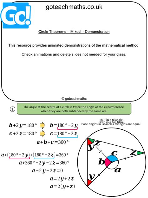 circle theorems mixed demonstration pdf circle perpendicular