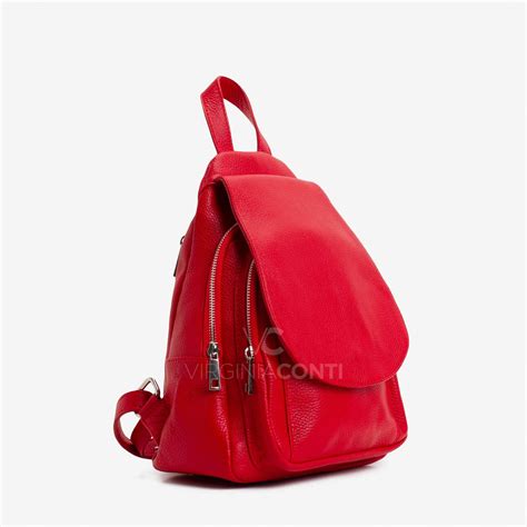 Шкіряний Рюкзак Virginia Conti чорний артикул 03004 купити за вигідною ціною у Києві