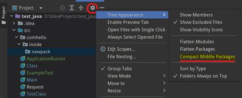 packages as subfolders ides support intellij platform jetbrains