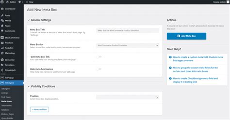 attaching meta boxes to woocommerce product data and variations