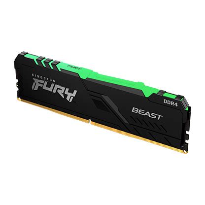 KINGSTON HYPERX FURY BEAST DDR4 RGB 8GB 2666MHz / 3200MHz CL16 DIMM ...