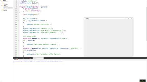 Qt 调用 Pythonqt调用python Csdn博客