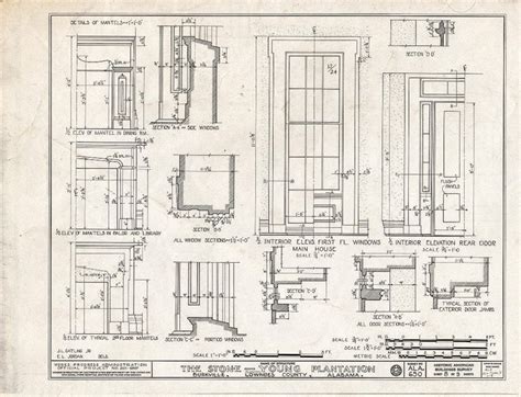 Blueprint Habs Ala51 Mongv1 Sheet 8 Of 9 Stone Young Baggett H
