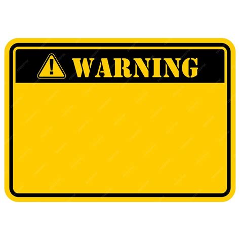 Premium Vector Warning Board Sign Label And Sticker Vector
