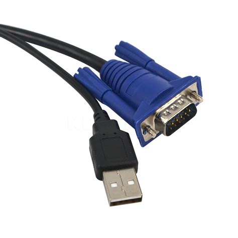 1 5 M Usb 2 0 Typ A Auf B Kvm Vga Schalter Usb Kab Vicedeal