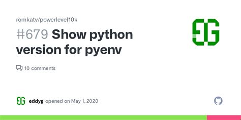 Show Python Version For Pyenv · Issue 679 · Romkatvpowerlevel10k · Github