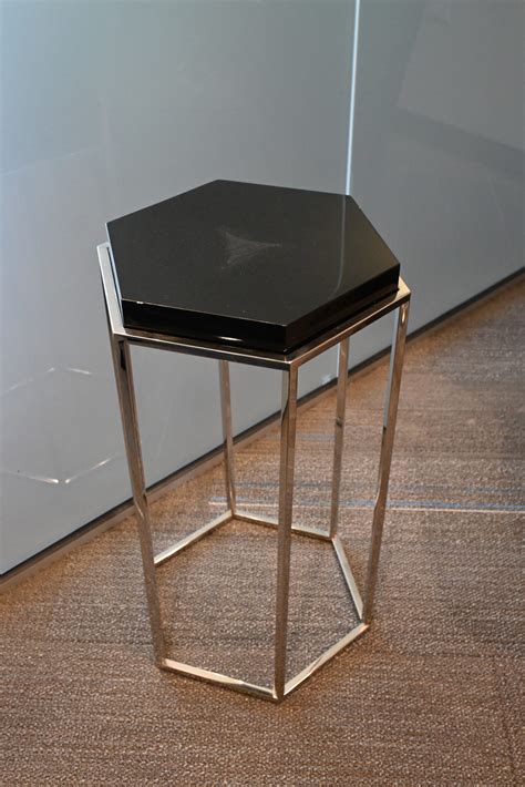 Hexagonal Shaped Occasional Table Creative Business Used Furniture