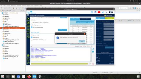 solved example project couldn t be loaded into nucleo l55