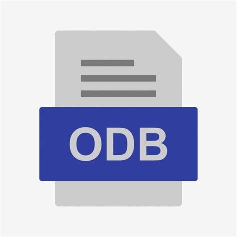 Document File Folder Vector Hd Png Images Odb File Document Icon