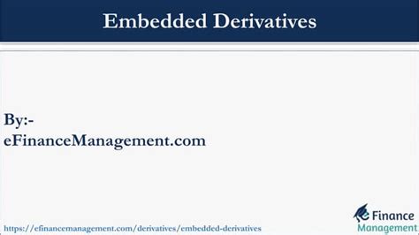 Embedded Derivatives Pptx Stocks And Bonds Personal Investing