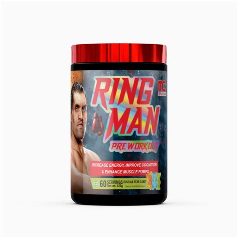 Muscle Club Ring Man Pre Workout By The Great Khali 60 Servings The