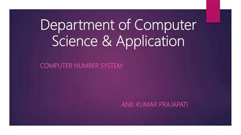 Computer Number System Pptx