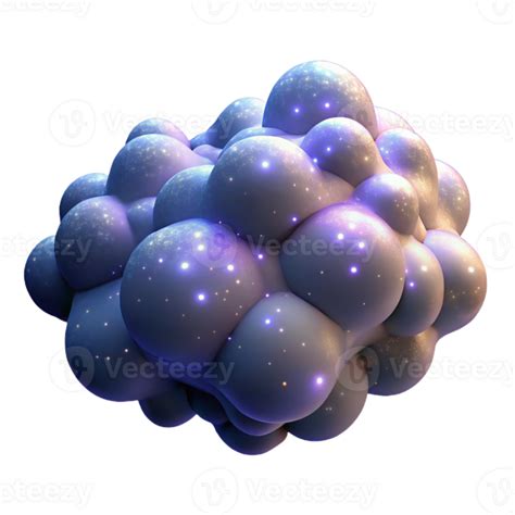 Magnificent Creative Glowing Orb Cluster 3d Render 4k 56753949 Png