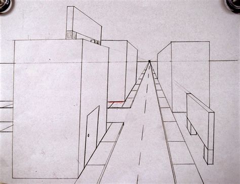 How To Draw 1 Point Perspective Buildings