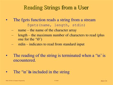 Ppt Math 130 Introduction To Computing Character Strings 2 Lecture 18 Powerpoint