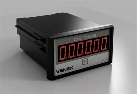 6 Digit Led Display Venex Digital Counter Ct56 For Industrial Count Capacity 6 Digit 0 To