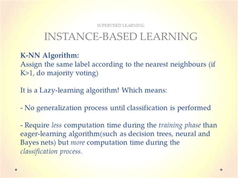 SUPERVISED AND UNSUPERVISED LEARNING Presentation by Ege Saygıner CENG ...