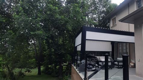 Pergola With Mosquito Net Aluminum Pergola