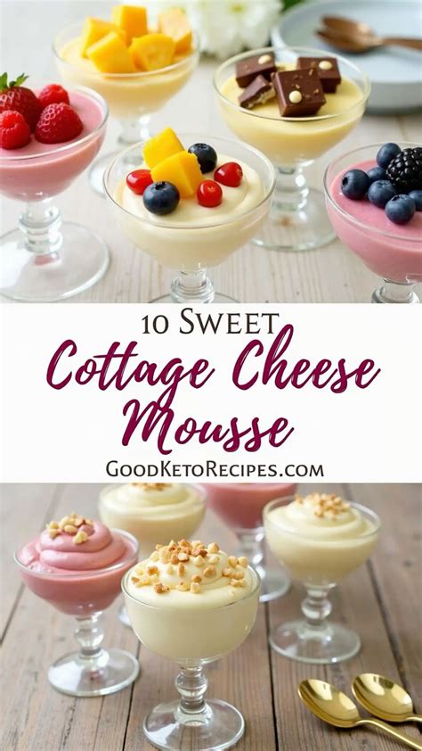 10 Sweet Cottage Cheese Mousse Flavors Cottage Cheese Desserts