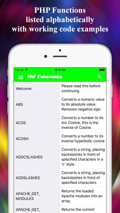 PHP Functions Reference Free By Seer Computing Ltd