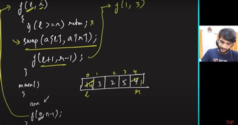 reversing an array using recursion 🔄 recursion is one of the most