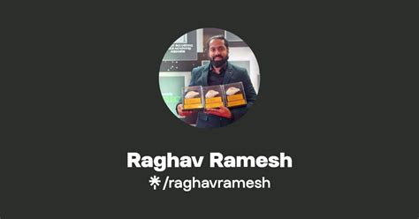 Raghav Ramesh Instagram Facebook Linktree