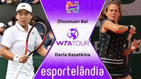 Palpites Tênis Zhuoxuan Bai X Daria Kasatkina 12 10 Esportelândia