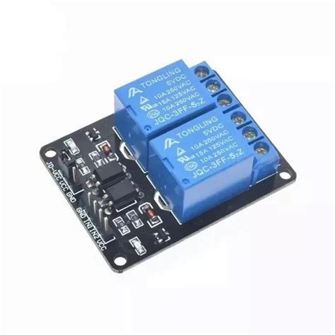módulo relé 2 canal 12vdc microcontrolador raspberry arduino cuotas