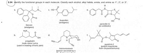Answered Identify The Functional Groups In Each… Bartleby
