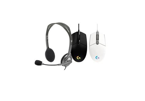 Logitech H110 Headset Two Port And Logitech G102 Light Gaming Mouse Price In Bd