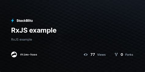 rxjs example stackblitz