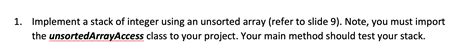 Solved I Started The Code But My Stack Class Is Not Running