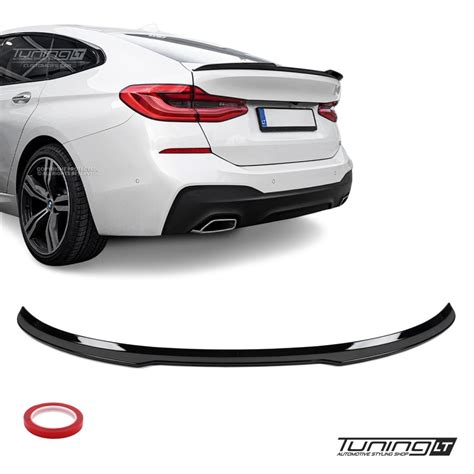 For Bmw G32 Trunk Rear Spoiler Glossy Black
