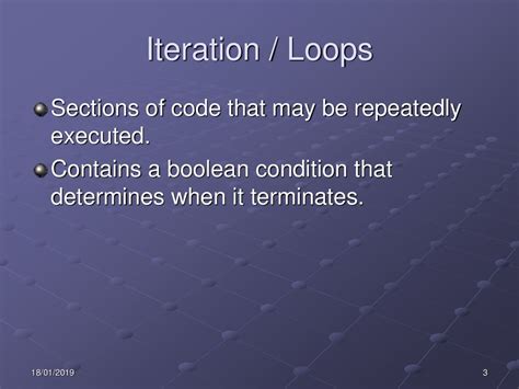 3 1 Iteration Loops For To Next 18 01 Ppt Download