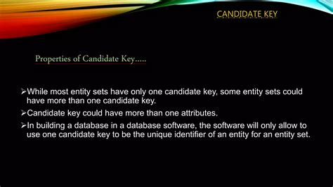 DBMS Keys PPTX Databases Computer Software And Applications