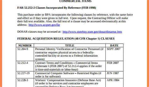 Purchase Order Contract Template 4 Blanket Purchase Order Agreement Template Purchase