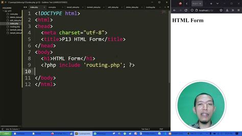 p13 html php form membuat aplikasi crud sederhana dengan php mysql kuliah pemrograman web