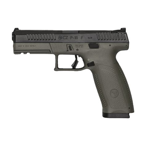 Cz P 10 F 9mm 10rd Od Green Polymer Frame Le Only