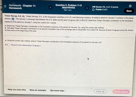 Solved € Homework Chapter 11 Homework Question 5 Problem