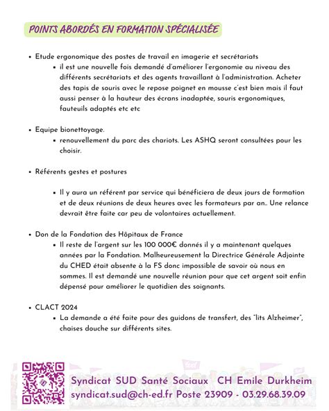 Compte Rendu Cse Et Fs Juin 2024 Sud Santé Sociaux Des Vosges