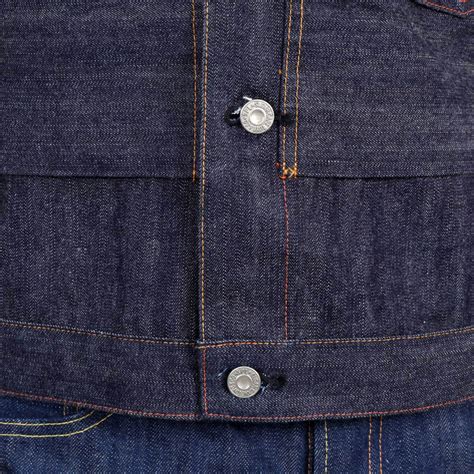 Navy 1930s Vintage Cut Sc12240n Raw Denim 1175oz Work Jacket Cane2987