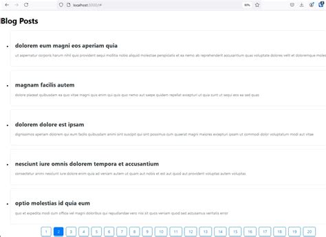 React Pagination Tutorial 4 Ways With Full Code Examples Contentful