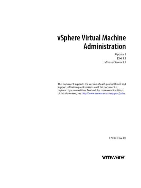 Pdf Vsphere Esxi Vcenter Server 551 Virtual Machine Admin Guide