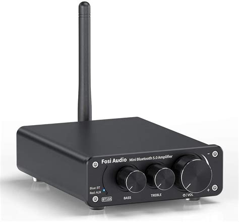 Fosi Audio BT A Bluetooth Amplifier Stereo Power Amplifier Channel Class D Mini Hi Fi
