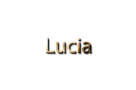 Lucía nombre 3d 15733285 PNG