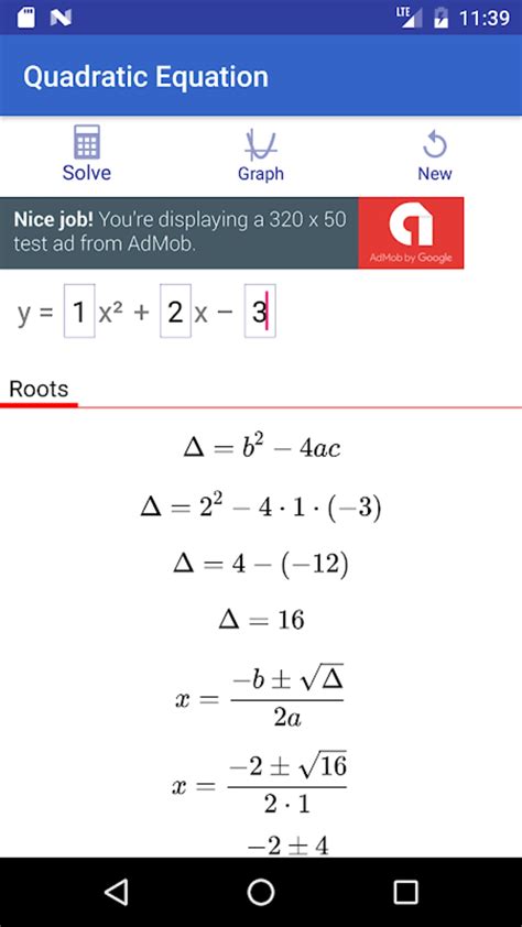 Android Için Quadratic Equation Apk İndir
