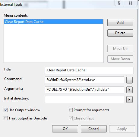 Sql Local SSRS Report Execution Is Caching Dynamic Variable Even After Deleting Rdl Data